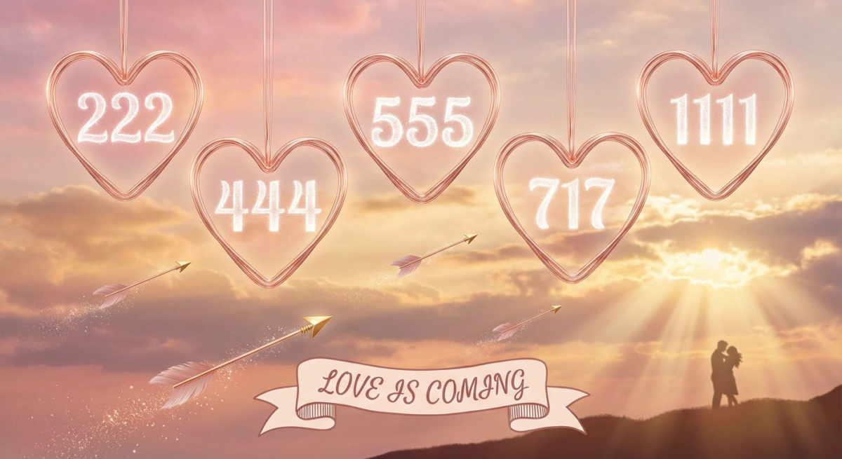 5 Angel Numbers That Mean Love is Coming (Look For These!)